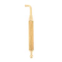 China Full-body Massage Area Elbow Brass Copper Manual Acupressure Reflexology Pen for Gold Plated Tissue Massage Stick for sale