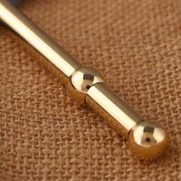 China Massage Tools Brass Manual Acupressure Reflexology Pen for Body Therapy Tissue Massage Stick Guasha Acupuncture Therapy Tool for sale