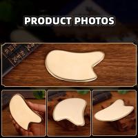China Face/Body Massage Tool 2024 Brass Metal Gua Sha Scraping Board for Facial Spa Massager and Meridian Massage Skin Care for sale