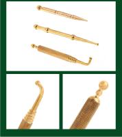 China Massage Tools Acupuncture Therapy Tool for Brass Copper Manual Reflexology Pen Body Health Care Therapy Tissue Massage for sale