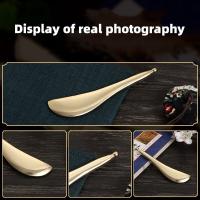 China Body Massager Gold Metal Gua Sha Scraping Stick Guasha Facial Massager Meridian Acupoint Massage Reflexology Skin Beauty for sale