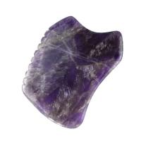 China Best Seller Amethyst Crystal Gua Sha Scraping Board Must-Have for Skin Care Beauty Salon Tool for sale