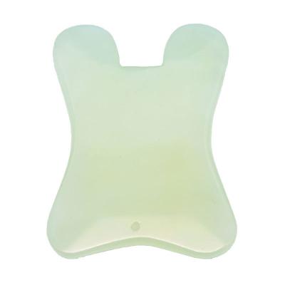 China 2024 Natural U Shape Xiuyan Jade Gua Sha Scraping Massage Board for Full-body Massage Facial Massager Skin Beauty Tool for sale