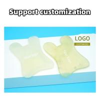 China 2024 Natural U Shape Xiuyan Jade Gua Sha Scraping Massage Board for Full-body Massage Facial Massager Skin Beauty Tool for sale