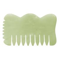 China 2024 Jade Stone Comb Head Massager Body Muscles Massage Tool for Hair Health Care for sale