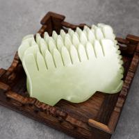 China 2024 Jade Stone Comb Head Massager Body Muscles Massage Tool for Hair Health Care for sale