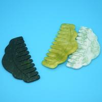 China Body Muscles Health Care 2024 Natural Xiuyan Jade Gua Sha Scalp Massage Comb for Dredging Meridians and Beautifying Skin for sale
