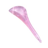 China 2024 Popular Body Massage Equipment Rose Quartz Guasha Acupressure Reflexology Pen Acupuncture Therapy Gua Sha Tool for sale
