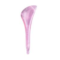 China 2024 Popular Body Massage Equipment Rose Quartz Guasha Acupressure Reflexology Pen Acupuncture Therapy Gua Sha Tool for sale