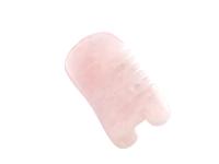China Rose Quartz Gua Sha Comb Fish Shape Head Care Product for Natural Crystal Massage for sale