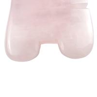 China Rose Quartz Gua Sha Scalp Massage Comb Tool for Head Massage Tools Self Skin Care Spa Facial Lifting Beauty Equipment for sale