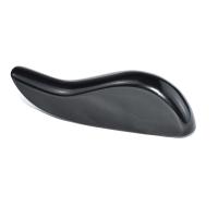 China Black Natural Stripe Obsidian Gua Sha Stone for Body Massage and Facial Slimming Professional Tool for sale
