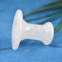 China Natural Clear Quartz Gua Sha Massage Mushroom Shape Stone for Facial and Body Massage Massage Tools for sale