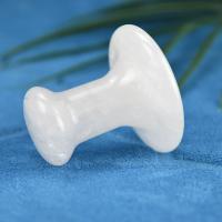 China Natural Clear Quartz Gua Sha Massage Mushroom Shape Stone for Facial and Body Massage Massage Tools for sale