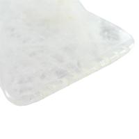 China Clear Quartz Gua Sha Shaped Board Tool for Face and Neck Skin Health OEM/ODM Accepted for sale