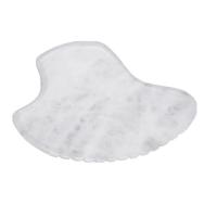 China Self Skin Care Tool White Jade Gua Sha Scraping Massage Board for Body Massager Function 2024 Trending Product for sale