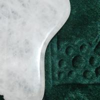 China Self Skin Care Tool White Jade Gua Sha Scraping Massage Board for Body Massager Function 2024 Trending Product for sale