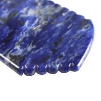 China Blue Sodalite Gua Sha Board 95*53mm The Ultimate Tool for Improved Blood Circulation and Skin Health for sale