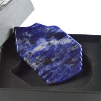 China Blue Sodalite Gua Sha Board 95*53mm The Ultimate Tool for Improved Blood Circulation and Skin Health for sale