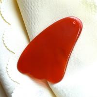 China 2024 Red Carnelian Gua Sha Board The Essential Health Care Agate Guasha Stone for Facial Massage and Face Care for sale