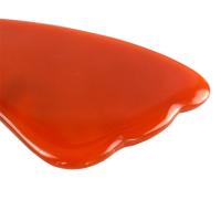 China 2024 Red Carnelian Gua Sha Board The Essential Health Care Agate Guasha Stone for Facial Massage and Face Care for sale