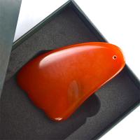 China 2024 Red Carnelian Gua Sha Board The Essential Health Care Agate Guasha Stone for Facial Massage and Face Care for sale