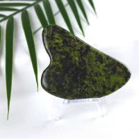 China Green Sodalite Gua Sha Scraping Massage Board for Full-body Jade Stone Spa Massager Treatment for sale