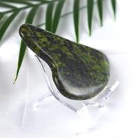 China Green Sodalite Gua Sha Scraping Massage Board for Full-body Jade Stone Spa Massager Treatment for sale