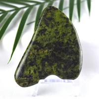 China Green Sodalite Gua Sha Scraping Massage Board for Full-body Jade Stone Spa Massager Treatment for sale