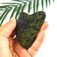 China Green Sodalite Gua Sha Scraping Massage Board for Full-body Jade Stone Spa Massager Treatment for sale