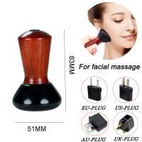 China Red Pear Wood Mini Bian Stone Eye Face Gua Sha Massager Portable Massage Belt for Natural Hot Stone Electrical Guasha Machine for sale