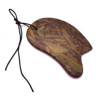 China Support OEM/ODM Natural Nuwa Stone Facial Gua Sha Scraping Skin Massage Tool for Portable Medical Lifting and Beauty for sale