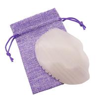 China Massage/Lifting Firming/Anti-Aging Function Natural Afghan White Jade Gua Sha Board for Massage Spa Acupuncture Therapy for sale