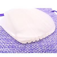 China Massage/Lifting Firming/Anti-Aging Function Natural Afghan White Jade Gua Sha Board for Massage Spa Acupuncture Therapy for sale