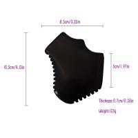 China Private Label Gua Sha Jade Face Massage Natural Massage Bian Stone Facial Guasha Scraping Tool with Portable Handheld Design for sale