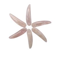 China Rose Quartz Spoon for Gua Sha and Cosmetics Beauty Wand Applicator Spatula for sale