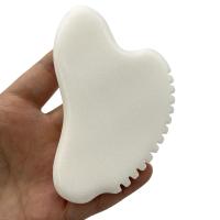 China Portable Facial Massager Gua Sha Scraper Natural Jade Stone Skin Care Massager for Body Neck Back Beauty Health Eye SPA for sale