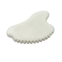 China Portable Facial Massager Gua Sha Scraper Natural Jade Stone Skin Care Massager for Body Neck Back Beauty Health Eye SPA for sale