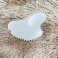 China Portable Facial Massager Gua Sha Scraper Natural Jade Stone Skin Care Massager for Body Neck Back Beauty Health Eye SPA for sale