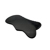 China Facial Massager Obsidian Guasha Beautiful Massage Scraping Black Obsidian Face Massager Acupuncture Gua Sha Eye Face Board SPA Tool for sale
