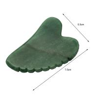 China Facial Scraping Skin Lifting with Green Aventurine Gua Sha and Heart Shaped Design for sale