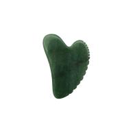China Facial Scraping Skin Lifting with Green Aventurine Gua Sha and Heart Shaped Design for sale