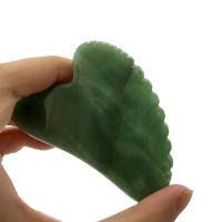 China Facial Scraping Skin Lifting with Green Aventurine Gua Sha and Heart Shaped Design for sale
