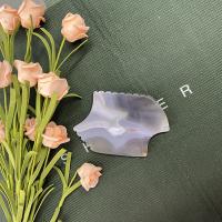 China Grey Agate Guasha Scraping Stone Portable Body Massager for Natural Jade Gua Sha and Skin Lifting for sale