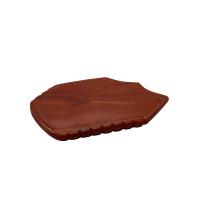 China Red Jasper Facial Guasha Skin Lifting Firming Natural Hand Healing Jade Gua Sha Facial Massage Tool Portable and Handheld for sale