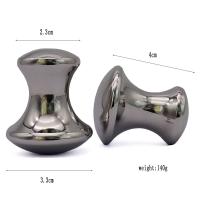 China Gua Sha Stainless Steel Mushroom Massage Hot Stone 3.5*3.5*2.1inch Size and Effectiveness for sale