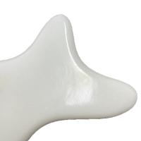 China Body Sculpting Tools Large White Jade Scraping Massage Tools for Lymphatic Drainage and Gua sha Therapy for sale