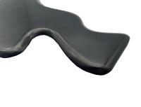 China Body Care Products Gua Sha Board Logo Support custom Custom Logo Polygonal Black Bianstone Jade Massage Tool for sale