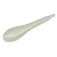 China Yellow Spoon Shape Acupuncture Point Massage Pen Xiuyan Jade Stick Eye Massager Pen with and Acceptable OEM/ODM Service for sale