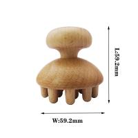 China Musical Function Wooden Mushroom Gua Sha Therapy Massage Tool for Hand-Held and Full Body Lymphatic Drainage for sale